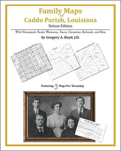 Family Maps Caddo Parish Louisiana Genealogy LA Plat | eBay