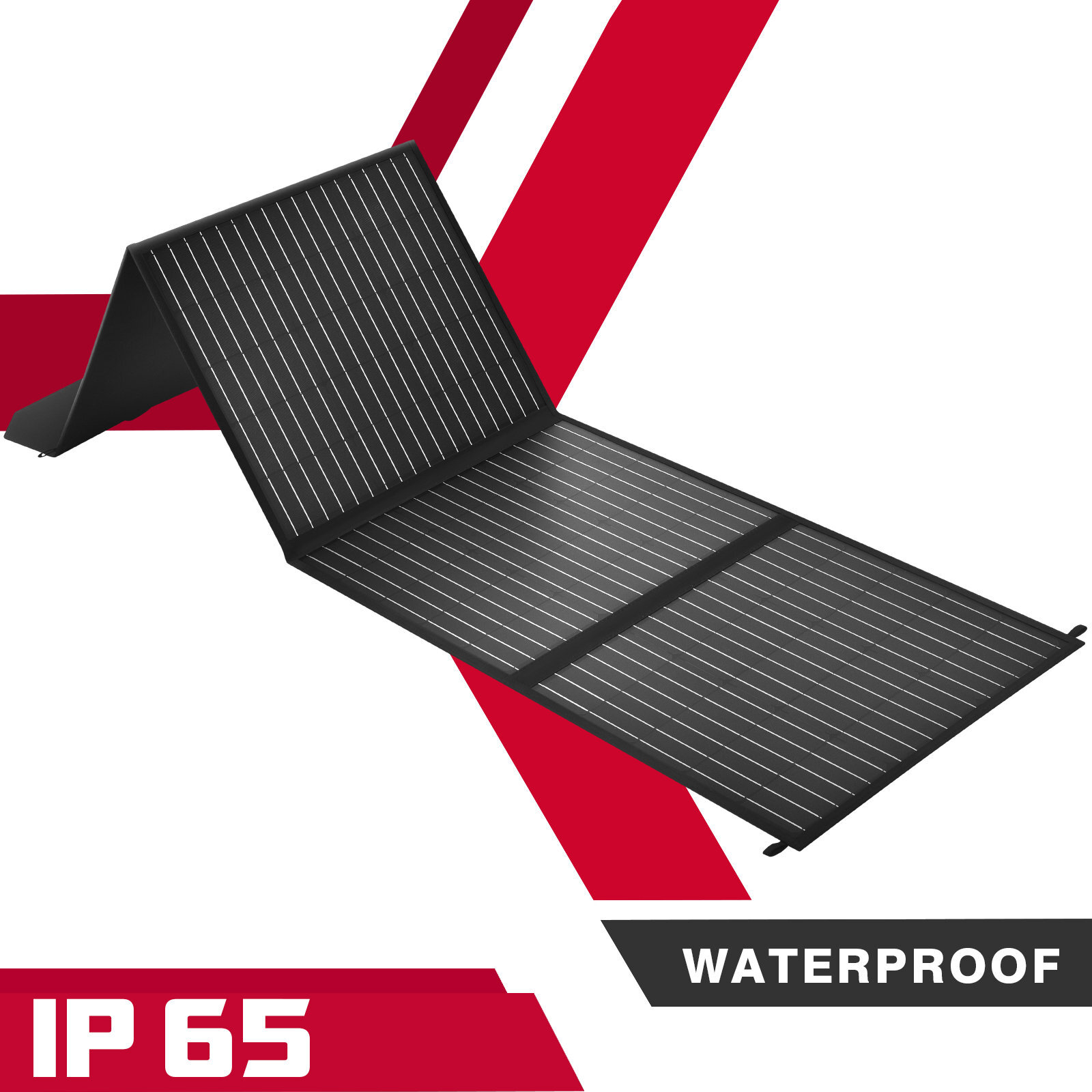 12V 350W Folding Solar Panel Blanket Solar Mat Kit Mono Flexible ...