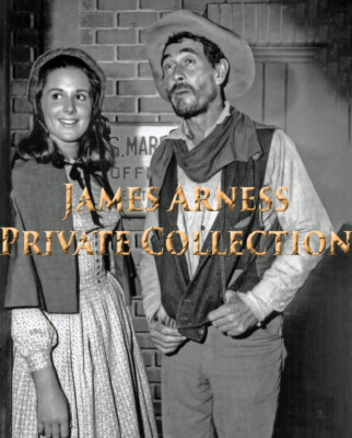 James Arness Gunsmoke Marshal Dillon Ken Curtis with Jenny Arness Photo ...