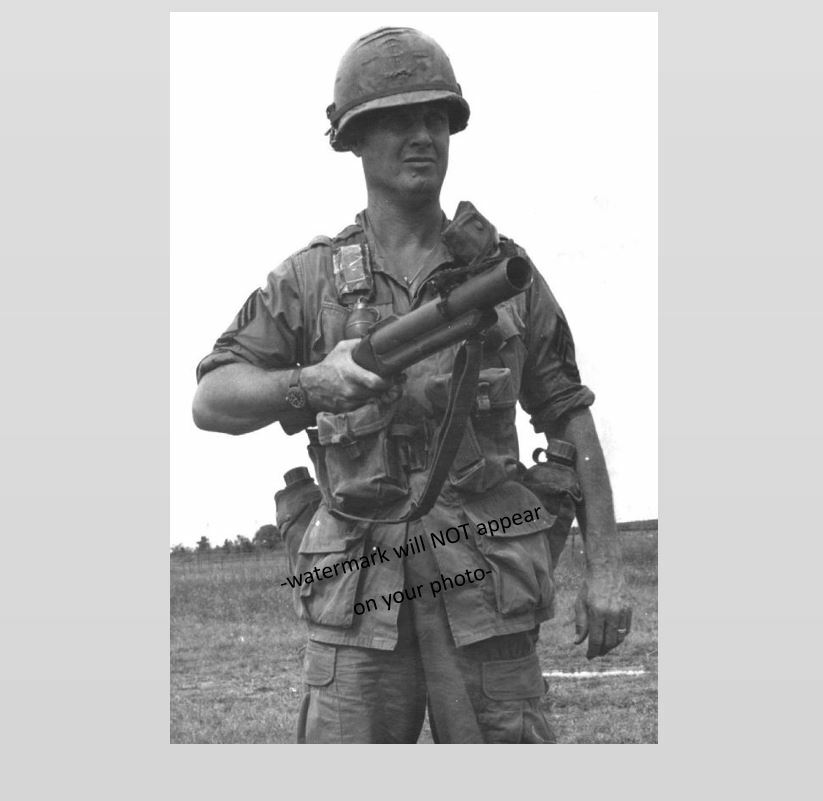 Vietnam War M79 Grenade Launcher US Army PHOTO Infantry MSG Soldier | eBay
