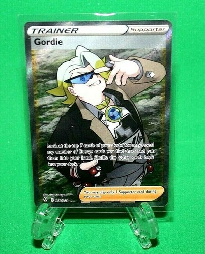 Gordie 2021 Pokemon Trainer Supporter Collectible Card No.201/203 | eBay
