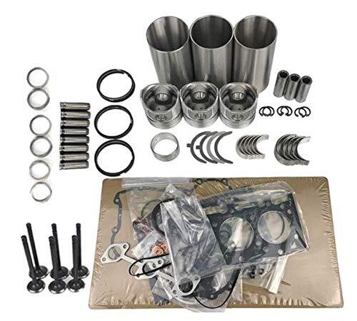 For Mitsubishi K3B Engine Overhaul Rebuild Kit for Iseki TU1500 TX1510 ...