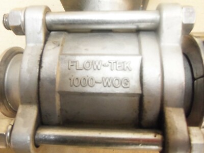 Flow-Tek 1000-WOG 316-CF8M ball valve KMGM | eBay