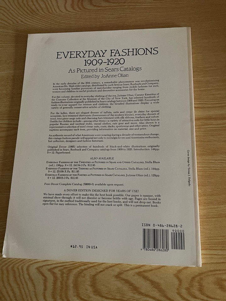 Everyday Fashions 1909-1920 As Pictured In Sears Catalogs | eBay