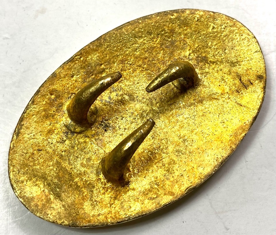 CIVIL WAR CS CSA CONFEDERATE ENLISTED FIELD BELT OVAL LEAD FILLED ...