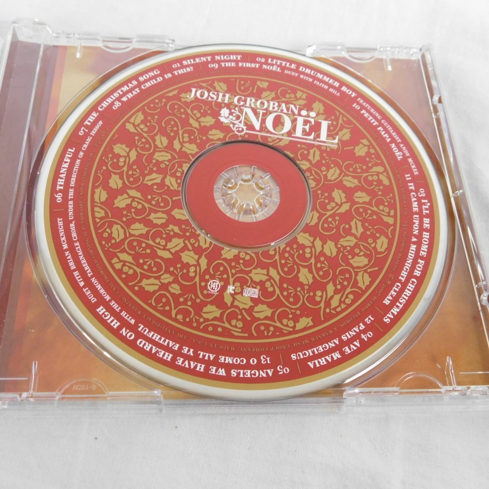 Noël Josh Groban CD Oct 2007 Reprise Records Christmas Holiday Carols ...