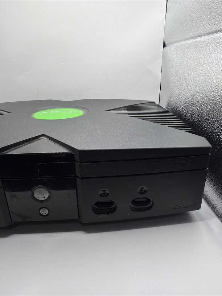 Original Microsoft Xbox Console ONLY Tested/Working, disc tray problems ...