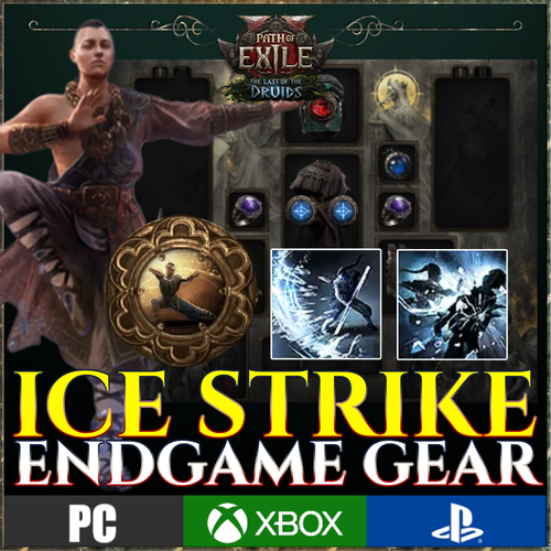 PATH OF EXILE 2 🟢 ICE STRIKE HOLLOW PALM MONK ENDGAME GEAR 🟢 POE2 DRUID ...