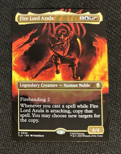 Fire Lord Azula (0334) - Borderless Avatar MTG Near Mint | eBay