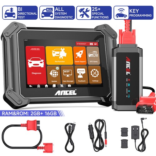 ANCEL V6 PRO Bidirectional OBD2 Scanner All System Diagnostic Tool Key ...
