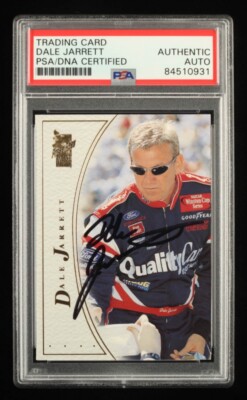 Dale Jarrett Signed 2000 VIP #8 (PSA) - A | eBay