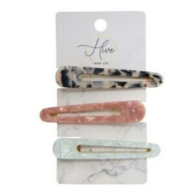 Hive and Co. Salon Hair Clip Set of 3, Tortoise - 3 ct | CVS | eBay