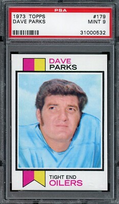 1973 Topps Football #179 Dave Parks PSA 9 | eBay