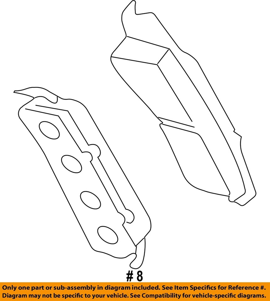 GM OEM Brake-Front Pads 22742382 | eBay