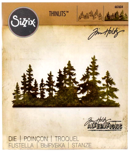 Forest Shadows Tree Sizzix Thinlits Thin Metal Die Set Tim Holtz 661604 NEW! | eBay