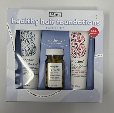 Briogeo Healthy Hair Foundations Starter Kit Scalp Revival Biotin ...