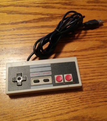 000 NES Nintendo Controller Old School Look USB Gamepad | eBay