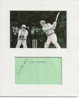 Nigel Illingworth cricket signed genuine authentic autograph UACC RD ...