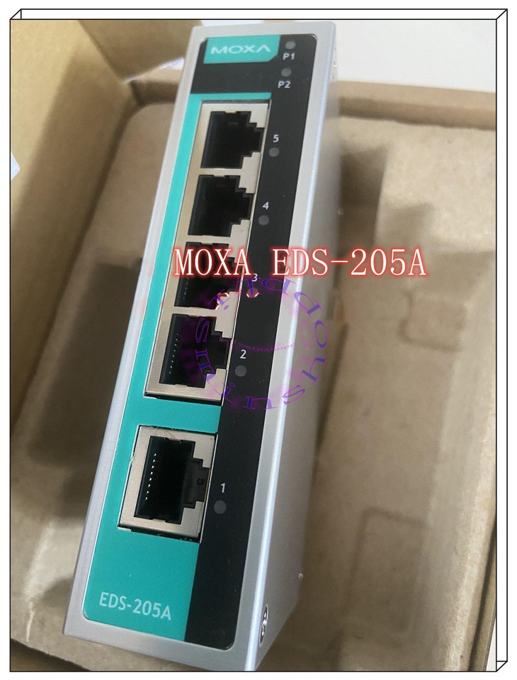 ONE MOXA EDS-205A 5-Port Unmanaged Ethernet Switch New | eBay UK