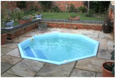 NEW Octagonal Fibreglass Plunge Pool Pond Hot Tub Garden Swimming In ...