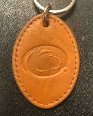 Penn State Nittany Lions NCAA Embossed Leather Key Fob Keychain | eBay