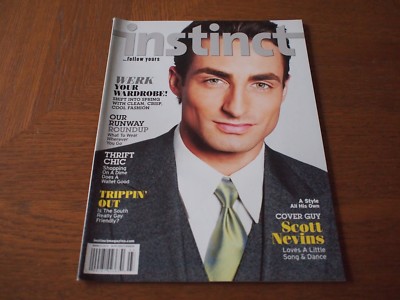 Instinct Magazine March 2010 LGBT Gay Mens Interest Fashion SCOTT ...