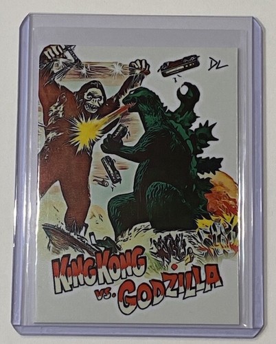 King Kong Vs. Godzilla Limited Artist Signed “God Vs. King” Trading ...