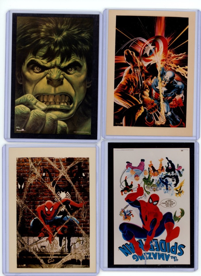 1990s Marvel Comics OSP POSTER CARD PROMOS - SAMPLES PUNISHER SPIDERMAN ...