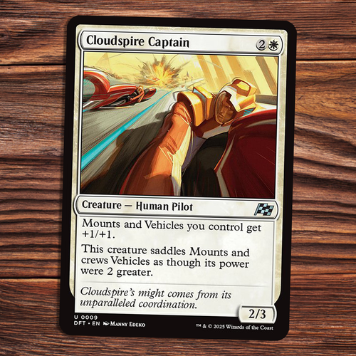 Cloudspire Captain - Aetherdrift - Magic the Gathering | eBay