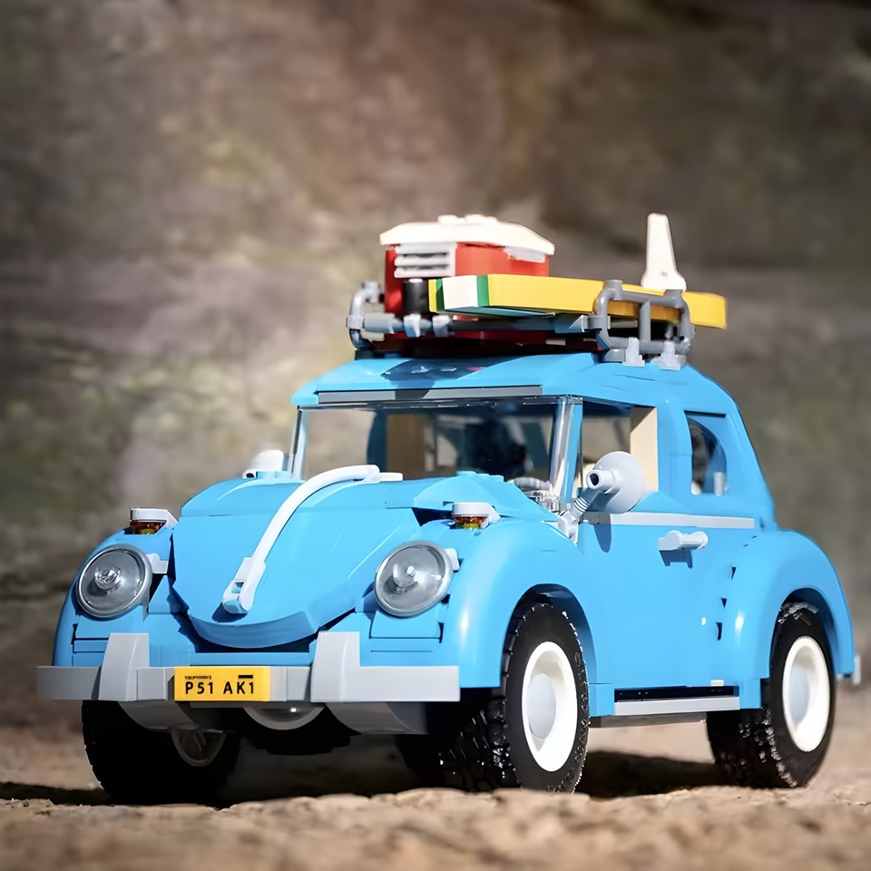 (10252) MOC Creator Expert Volkswagen Beetle Car Building Blocks ...