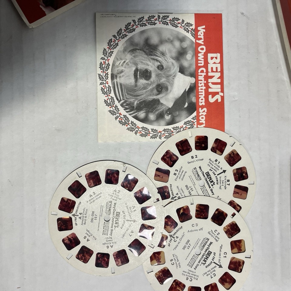 Set Of Two Vintage View Masters With Reels Batman / Benji / Mickey ...