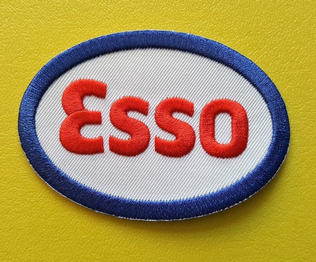 Motor Racing Motorsport Oils Fuels Patch Sew / Iron On Patch Badge Esso ...
