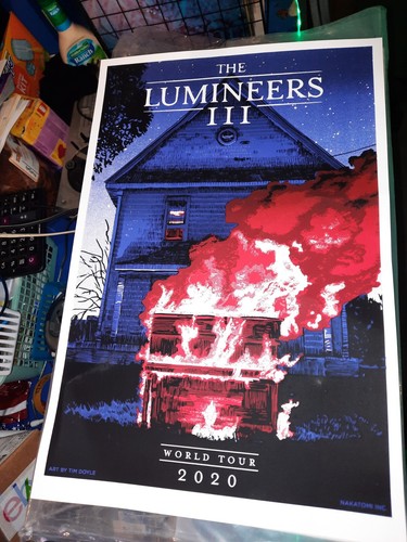 The Lumineers III Poster - World Tour 2020 Tim Doyle | eBay