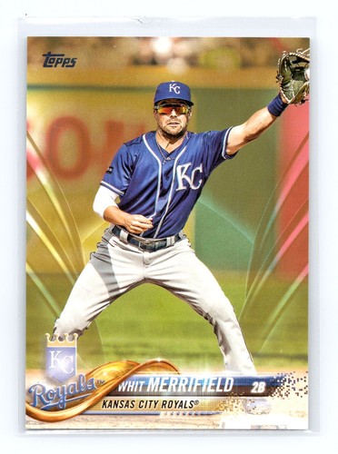 2018 Topps #304 Whit Merrifield Gold SP /2018 | eBay
