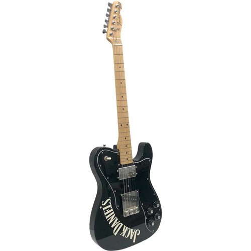 Electric Guitar Fender Telecaster Custom Jack Daniel's Model Black Made ...