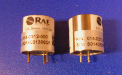 NEW Lot 2 RAE LEL Sensor 3R/2.30V QRAE II and EntryRAE Gas Monitor 014 ...
