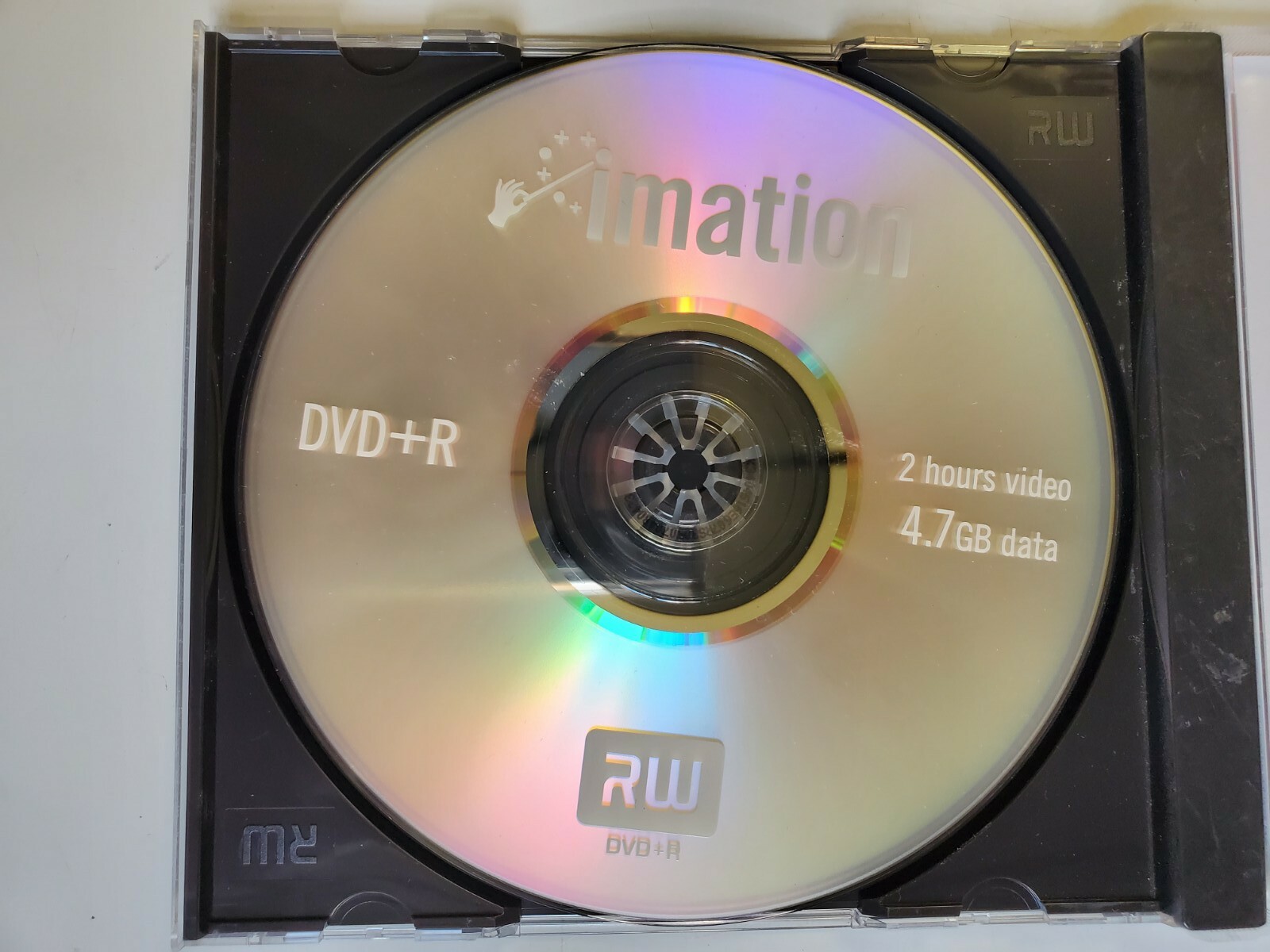Pre-Owned DVD+R Recordable Disc 4 Hours imation RW 4.7 GB 2 Hour Video ...