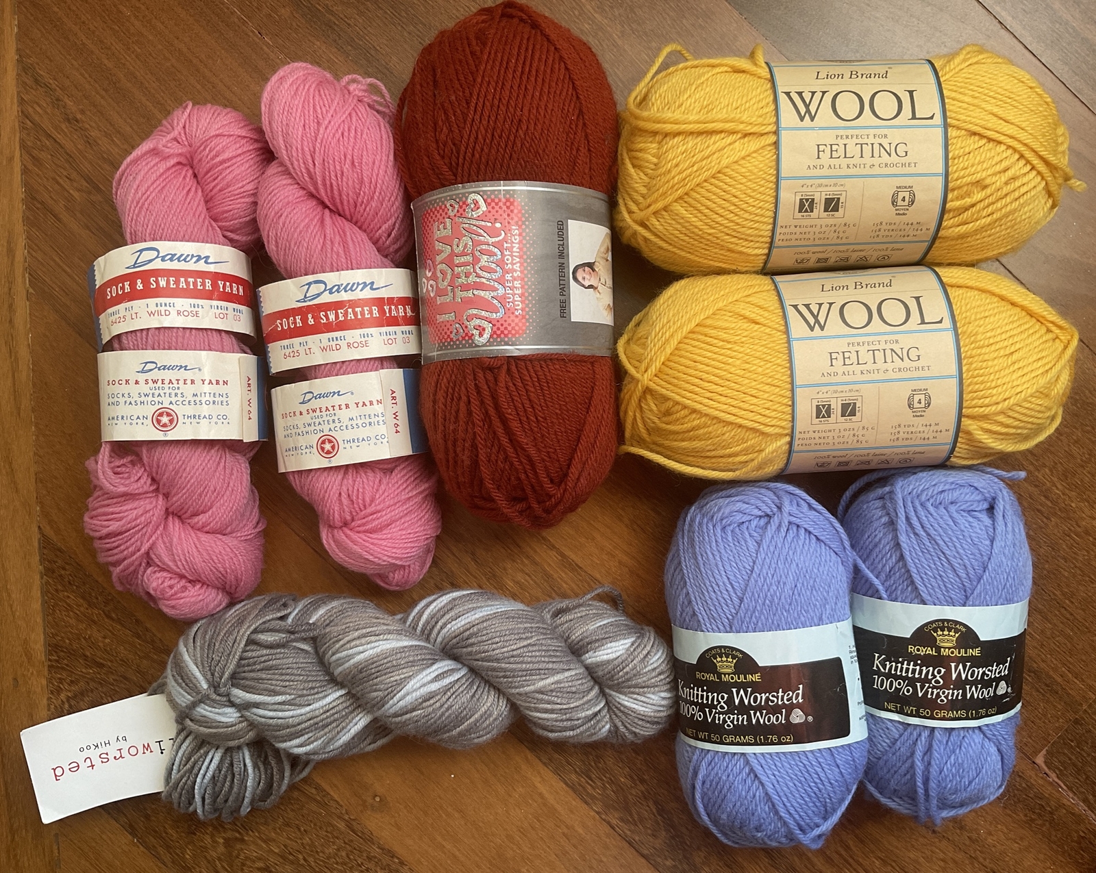 worsted weight wool yarn lot | eBay