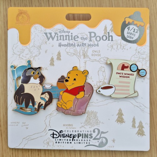 Authentic Disney 2025 Winnie The Pooh Owl Hundred Acre Wood Series 4/12 ...
