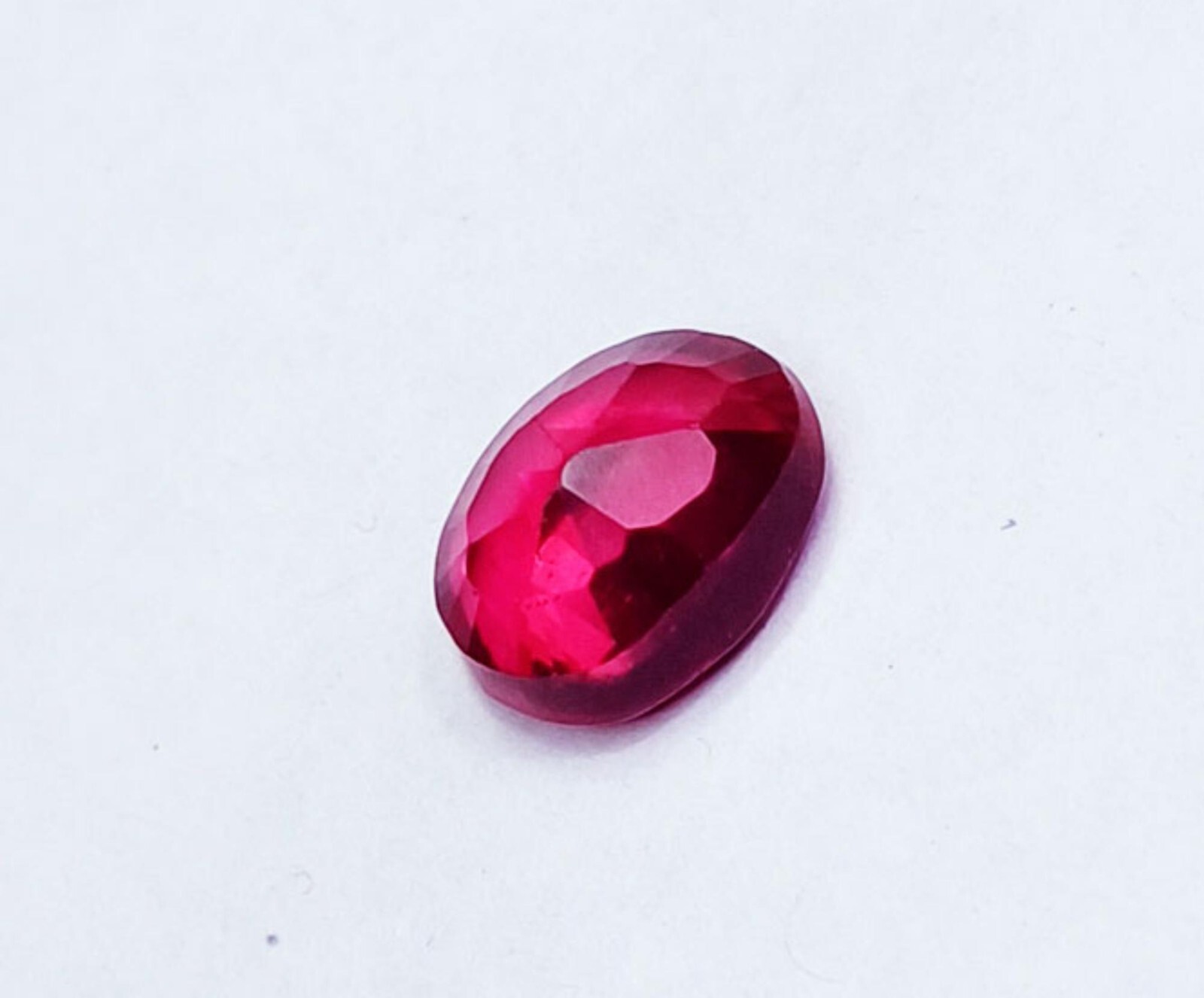 5.05 Ct Natural Red Ruby Certified Oval Shape Loose Gemstone With Free ...