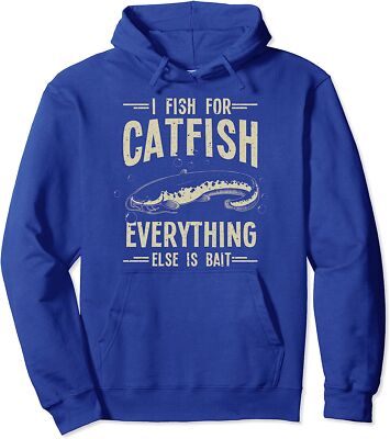Funny Catfishing Design For Catfish Fishing Unisex Hooded Sweatshirt | eBay