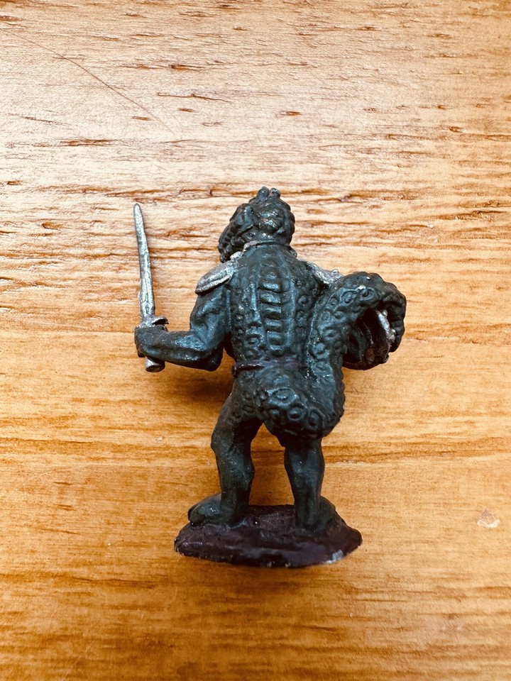 Lizard Man Armor Class 5(4) W/sword Miniature Fantasy AD&D 1970’s Hand ...