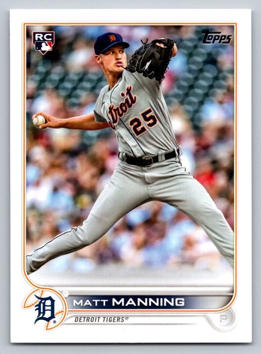 2022 Topps #31 Matt Manning Detroit Tigers ROOKIE | eBay