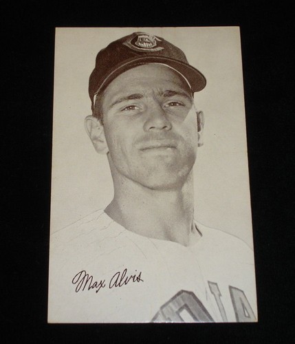 1947-66 Max Alvis Cleveland Indians Baseball Exhibit Card | eBay