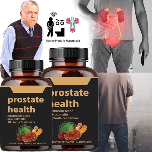 Prostate Health Capsules Support for Men’s Wellness Natural Body-Care ...
