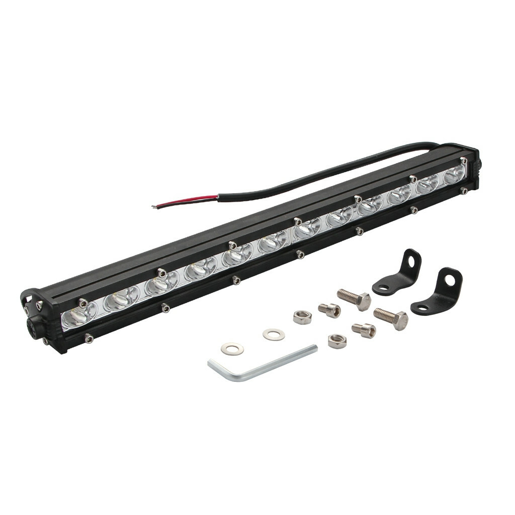 Single Row Slim LED Straight Light Bar 14Inch 36W 12LED Jeep UTV 4x4 ...