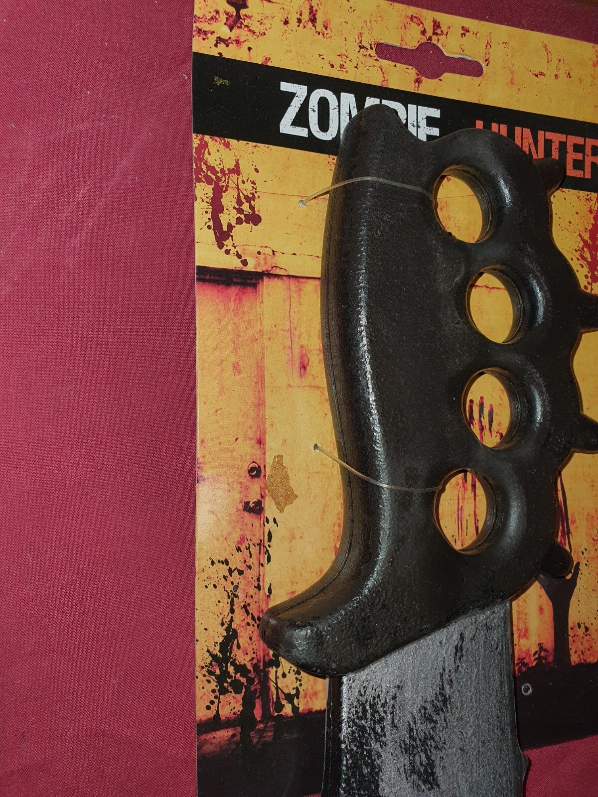 Bloody Zombie Slayer Knife Halloween Killer Prop Accessory Walking Dead ...