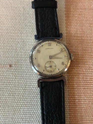 Vintage Stainless Steel 1940s-1950s Hamilton Clinton Watch - Works | eBay