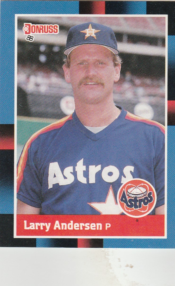 FREE SHIPPING-MINT-1988 Donruss Baseball Card #332 Larry Andersen ...