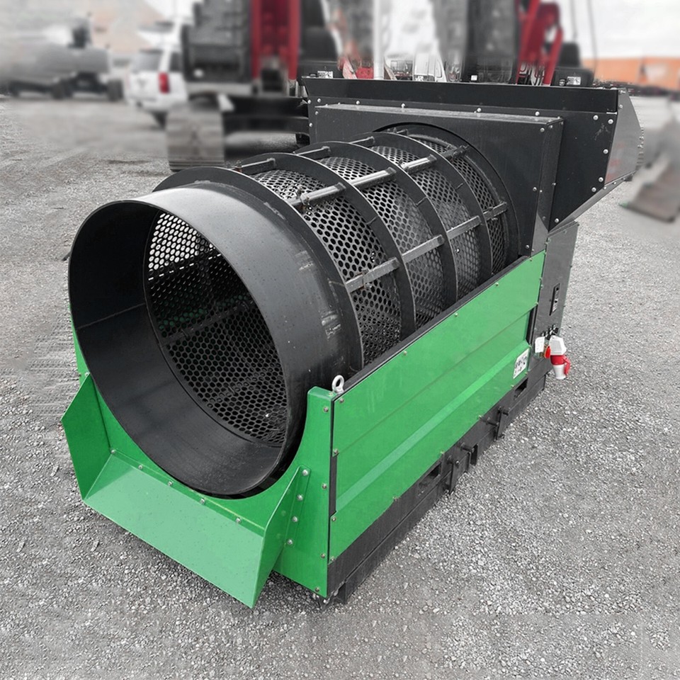 Drum Screen Compact Trommel Screen Rock Dirt Soil Screening USA ...